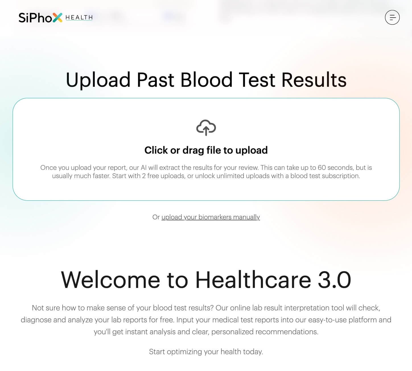 Free Blood Test Analysis - AI Results Translator & Analyzer Online ...